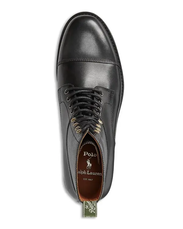 Polo Ralph Lauren Lace Up Cap Toe Boots