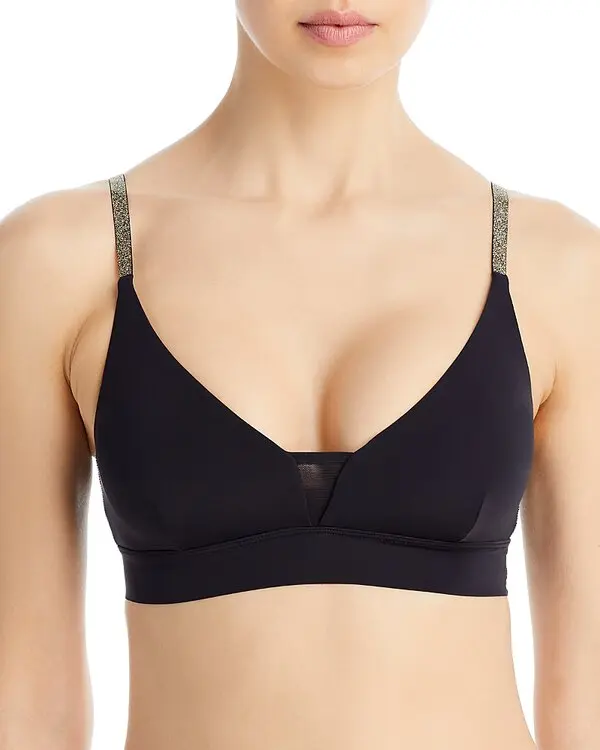 Uwila Warrior Soft Bra With Mesh - Tap Shoe Black