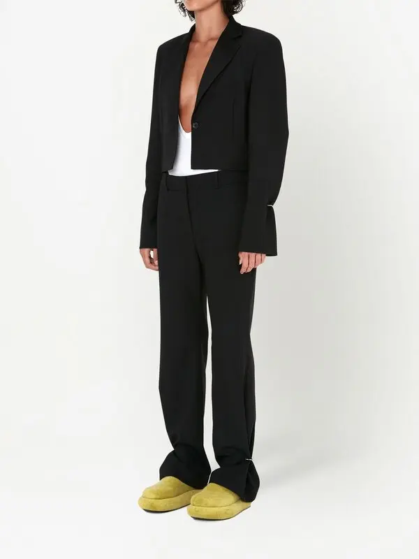 JW Anderson Ring-detail Cropped Blazer
