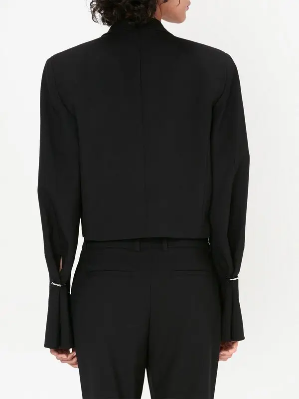 JW Anderson Ring-detail Cropped Blazer