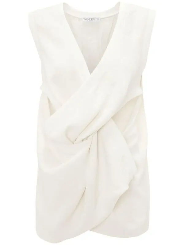JW Anderson Twist-front Sleeveless Top