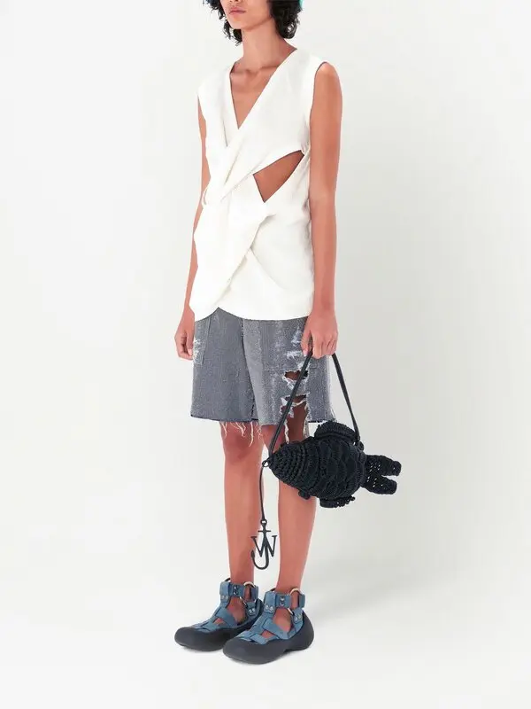 JW Anderson Twist-front Sleeveless Top
