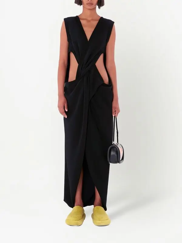 JW Anderson Twist-front Maxi Dress