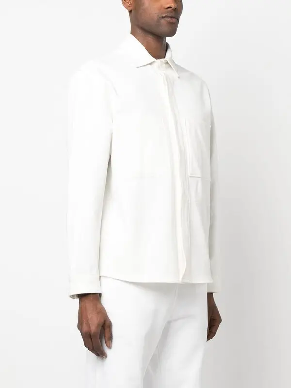 Zegna Patch-pocket Long-sleeved Shirt