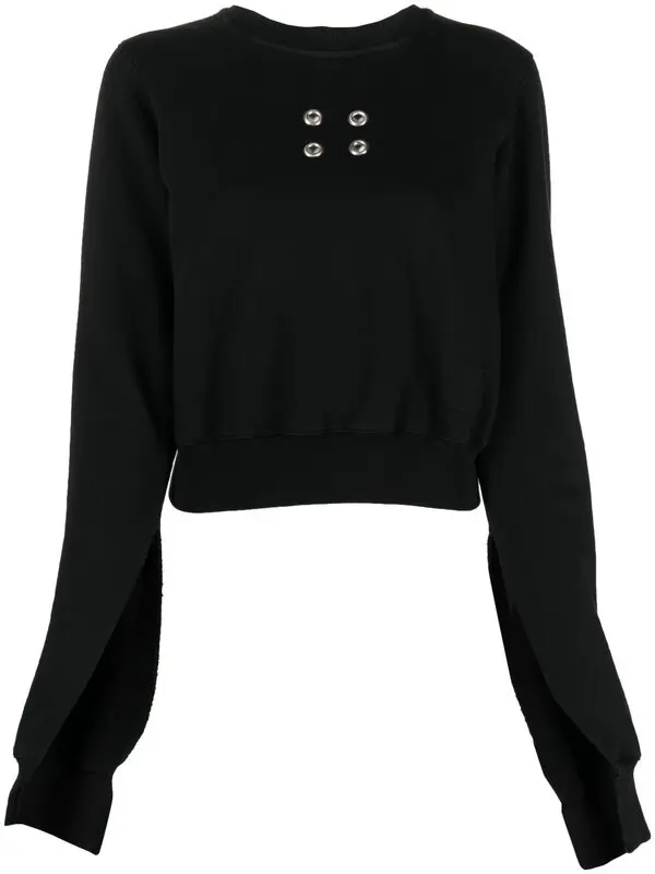 Rick Owens Eyelet-embellished Sweatshirt