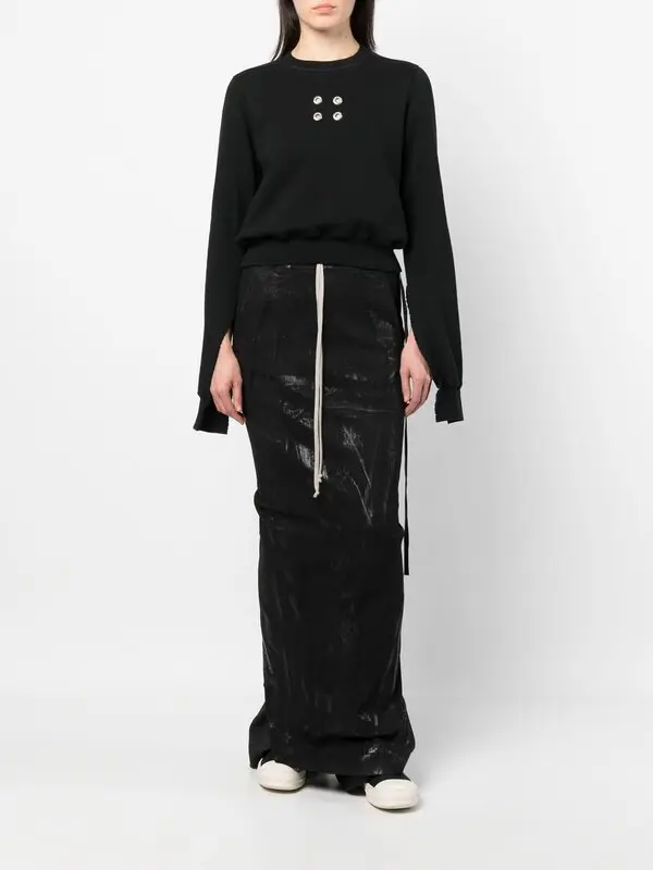 Rick Owens Eyelet-embellished Sweatshirt