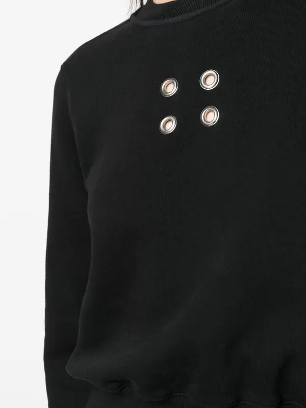 Rick Owens Eyelet-embellished Sweatshirt