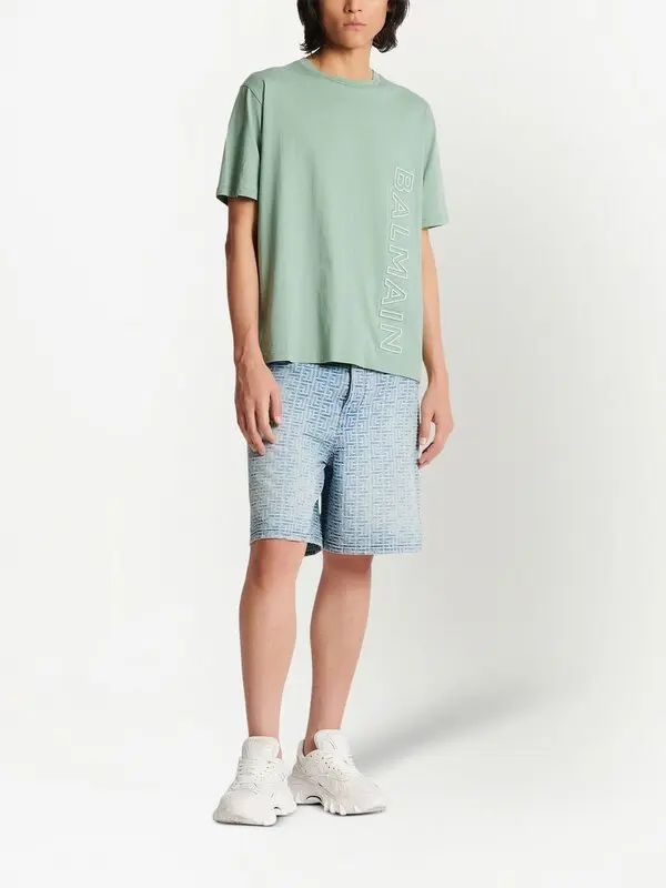 Balmain Logo-embossed Cotton T-shirt