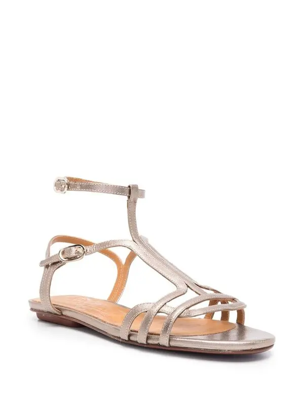 Chie Mihara 15mm Leather Open Toe Sandals