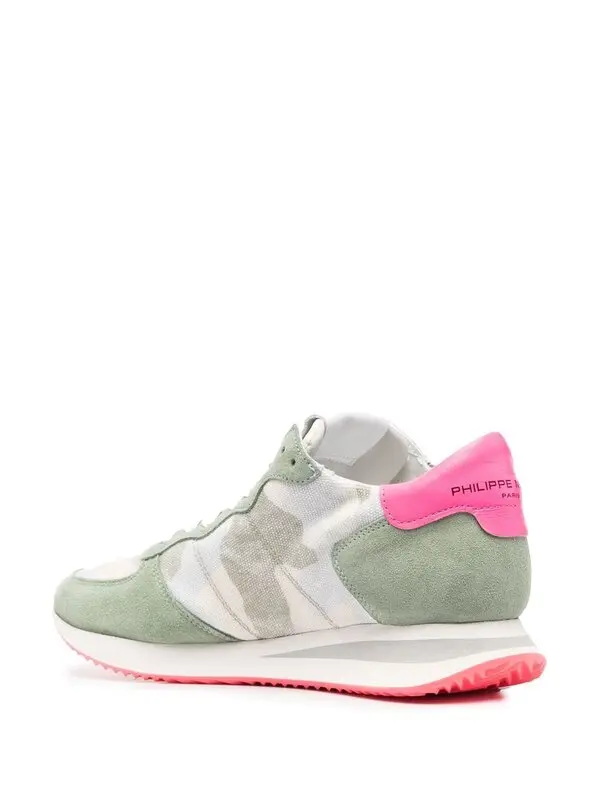 Philippe Model Camouflage-pattern Sneakers - Green