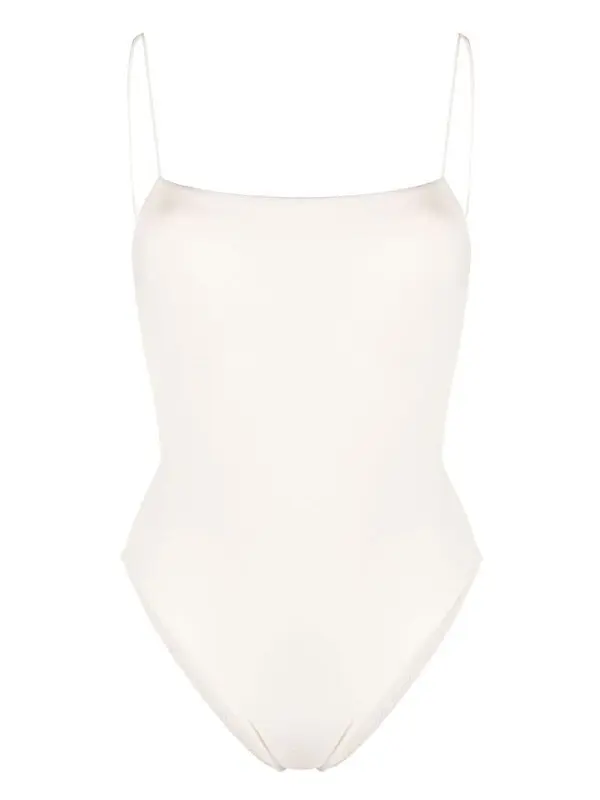 ST. AGNI Ziah Backless One Piece Swimsuit - Neutrals