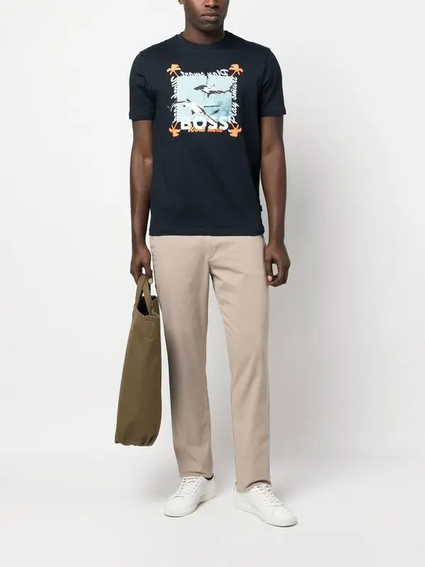 BOSS Low-rise Chino Trousers - Neutrals