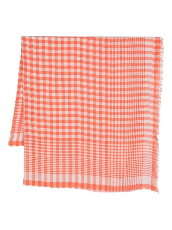 Faliero Sarti Check-pattern Scarf