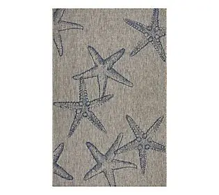 HOMEROOTS 5' X 7' Starfish Area Rug - One-color