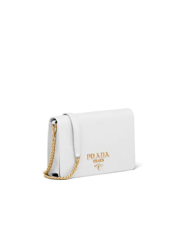 Prada Mini Saffiano Leather Bag - White