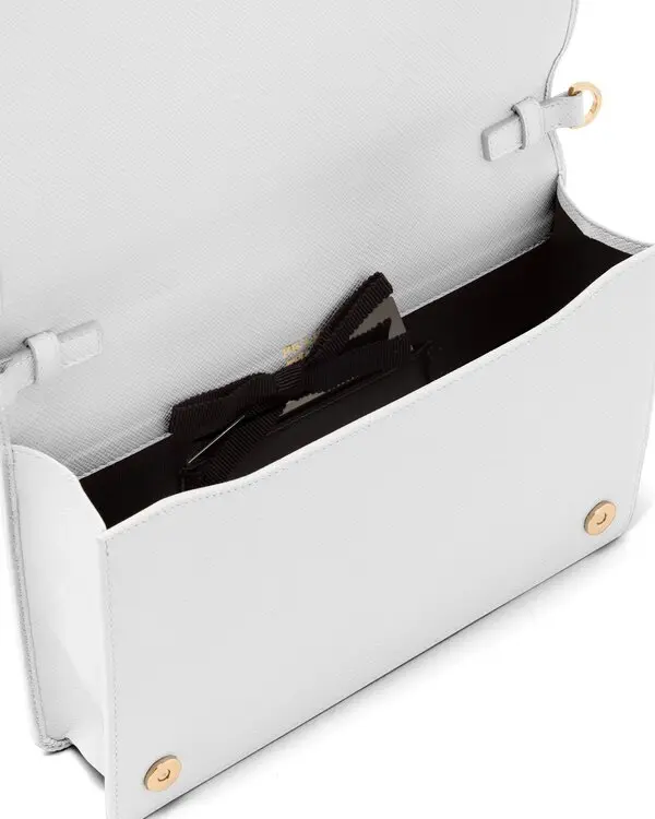 Prada Mini Saffiano Leather Bag - White