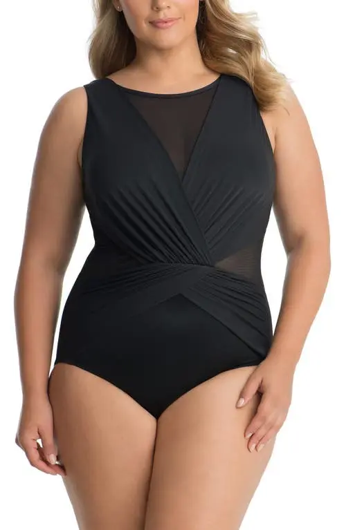 MIRACLESUIT® Illusionists Palma One-piece Swimsuit - Black