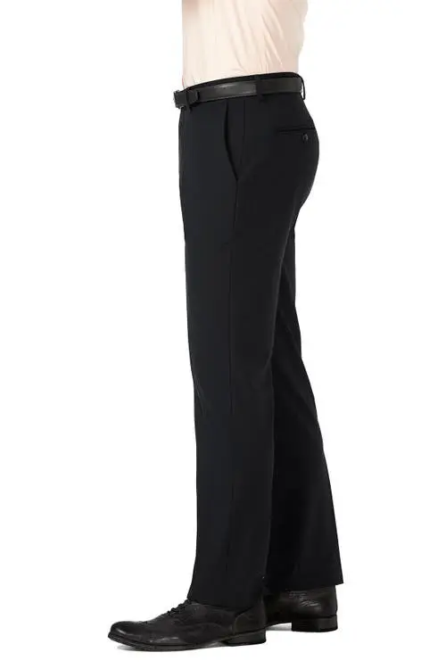 HAGGAR 4-way Stretch Slim Fit Flat Front Dress Pants