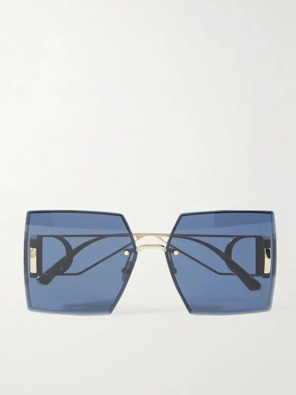Dior 30montaigne S7u Square-frame Sunglasses - Blue