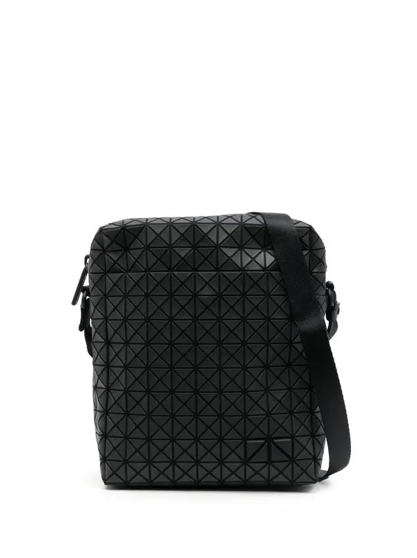 Issey Miyake Geometric Messenger Bag - Black