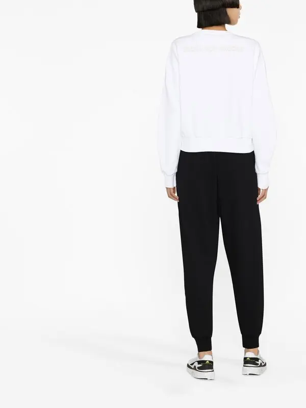 Stella McCartney Graphic-print Tapered Track Pants - Black
