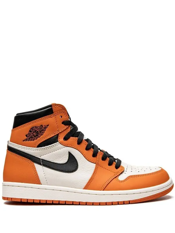 JORDAN Air 1 Retro High Og Reverse Shattered Backboard Sneakers - Orange