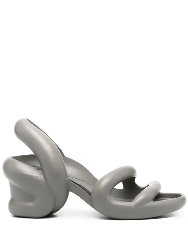 Camper Kobrah 75mm Slingback Sandals - Grey