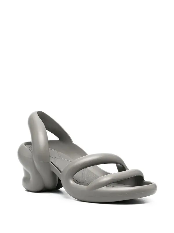 Camper Kobrah 75mm Slingback Sandals - Grey