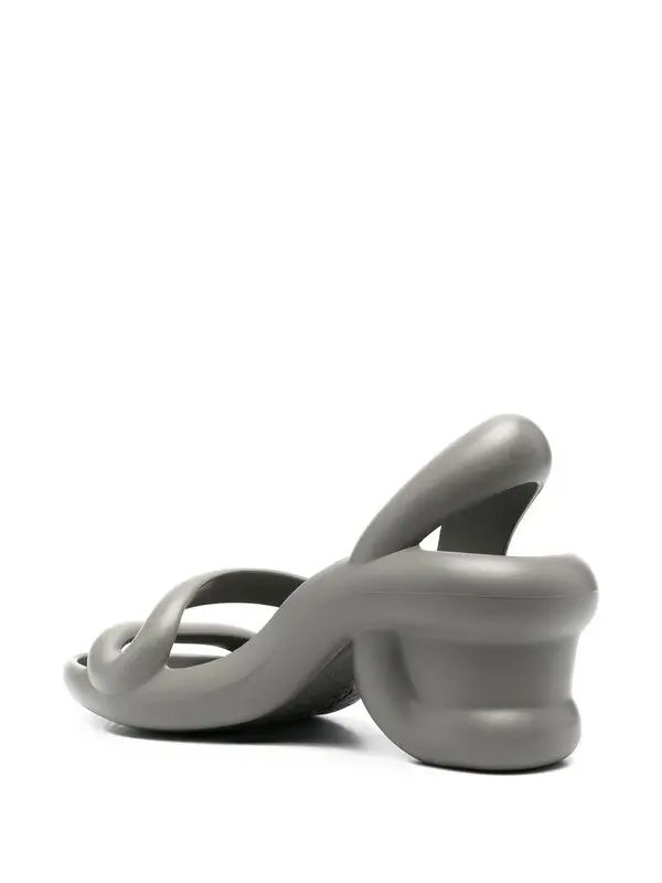 Camper Kobrah 75mm Slingback Sandals - Grey