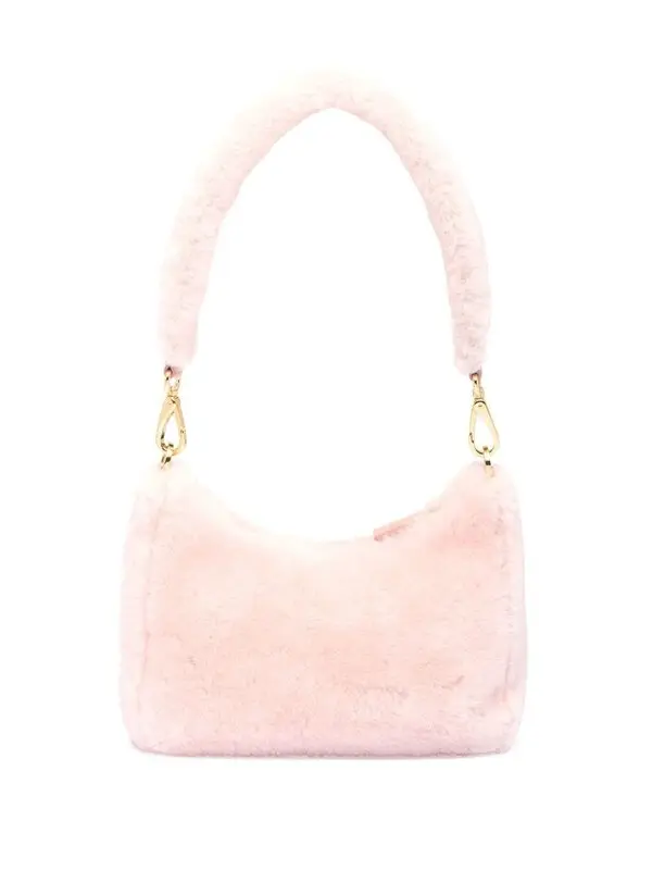 Prada Re-Edition Shearling Mini Bag - Pink | Editorialist