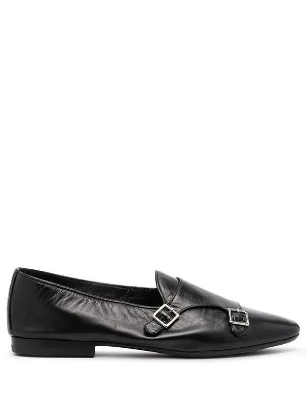 HENDERSON BARACCO Buckle-strap Leather Slippers