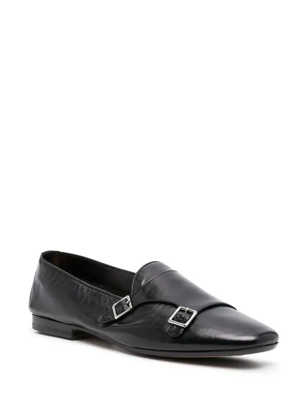 HENDERSON BARACCO Buckle-strap Leather Slippers