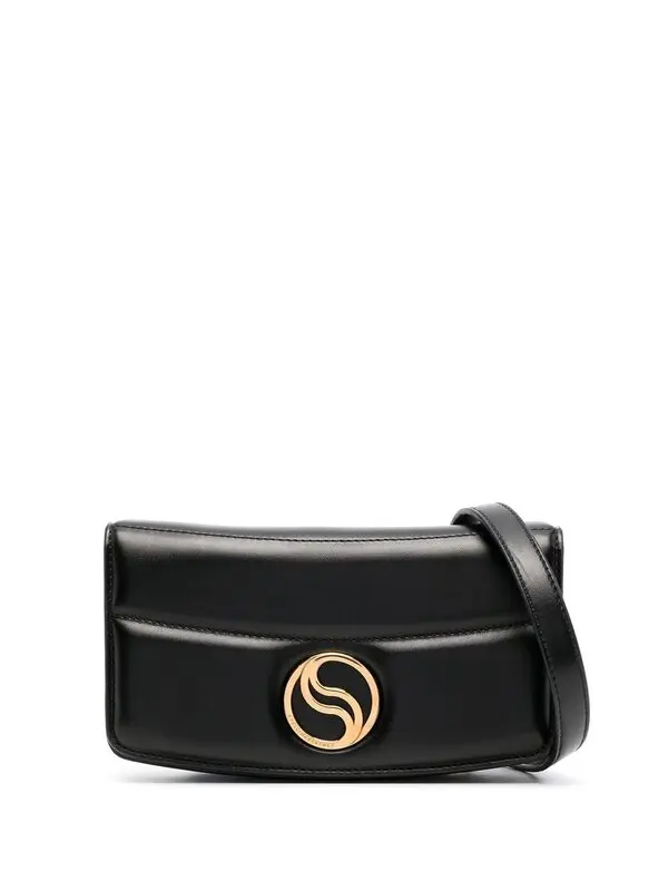 Stella McCartney S-wave Crossbody Bag - Black