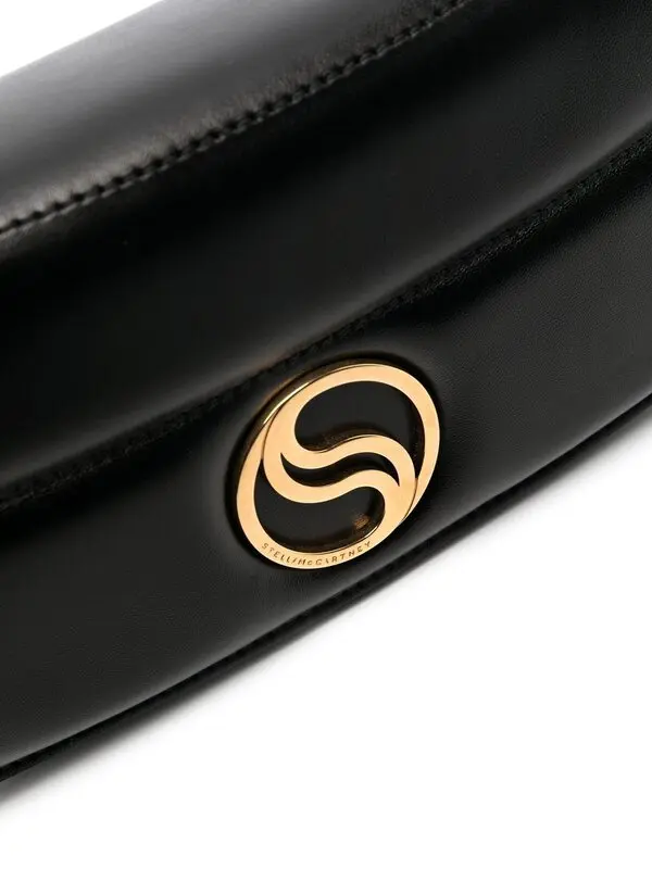 Stella McCartney S-wave Crossbody Bag - Black