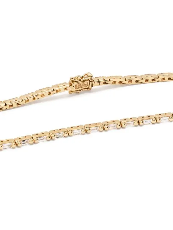 SUZANNE KALAN 18kt Yellow Gold Diamond Tennis Bracelet