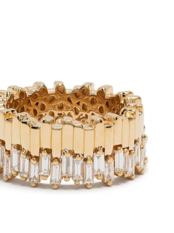 SUZANNE KALAN 18kt Yellow Diamond Eternity Ring
