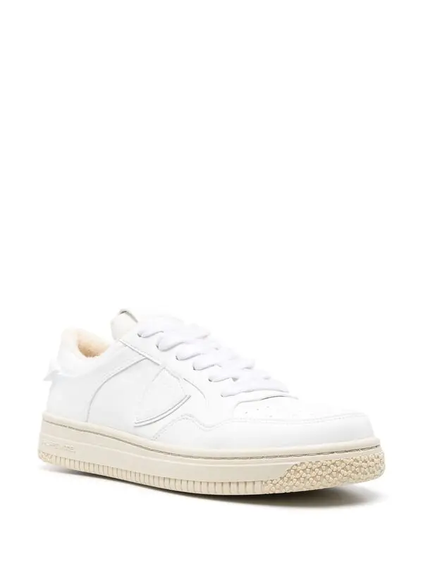 Philippe Model Lyon Lace-up Sneakers - White