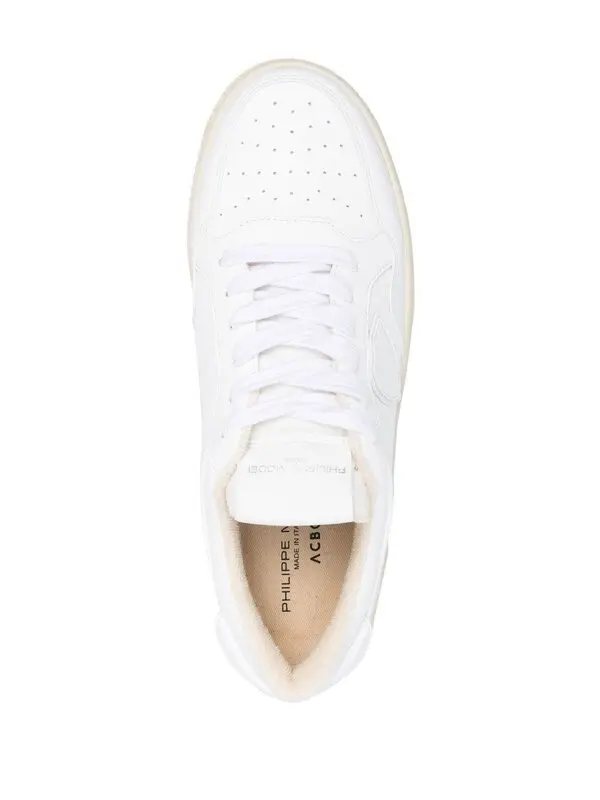 Philippe Model Lyon Lace-up Sneakers - White