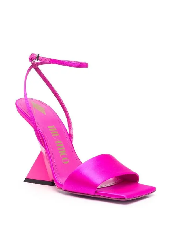 Attico Open-toe Block-heel Sandals - Pink