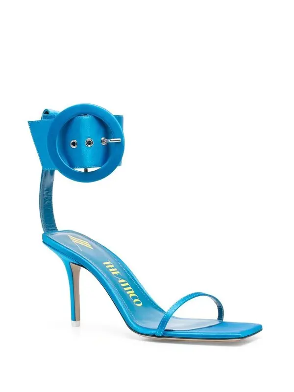Attico Buckle-detail Sandals - Blue