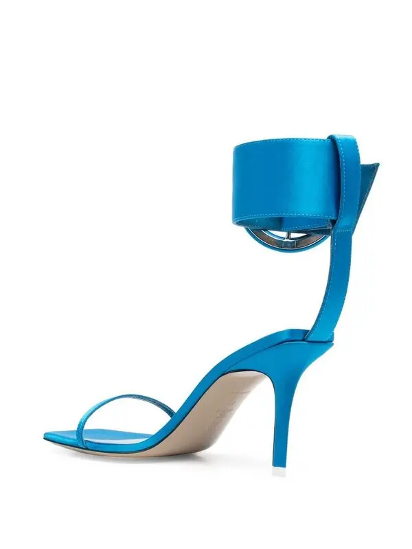 Attico Buckle-detail Sandals - Blue