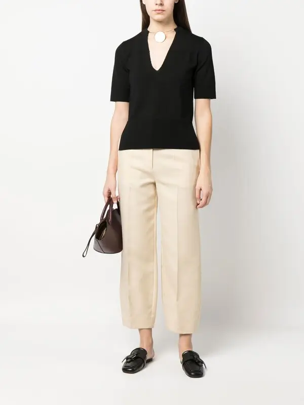 JIL SANDER Choker-neck Top