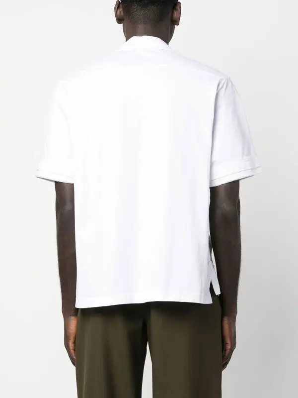ROBERTO COLLINA Classic Cotton Polo Shirt - White