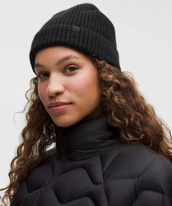 Lululemon Close-fit Wool-blend Ribbed Knit Beanie