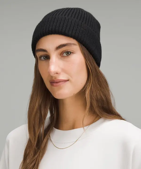 Lululemon Close-fit Wool-blend Ribbed Knit Beanie