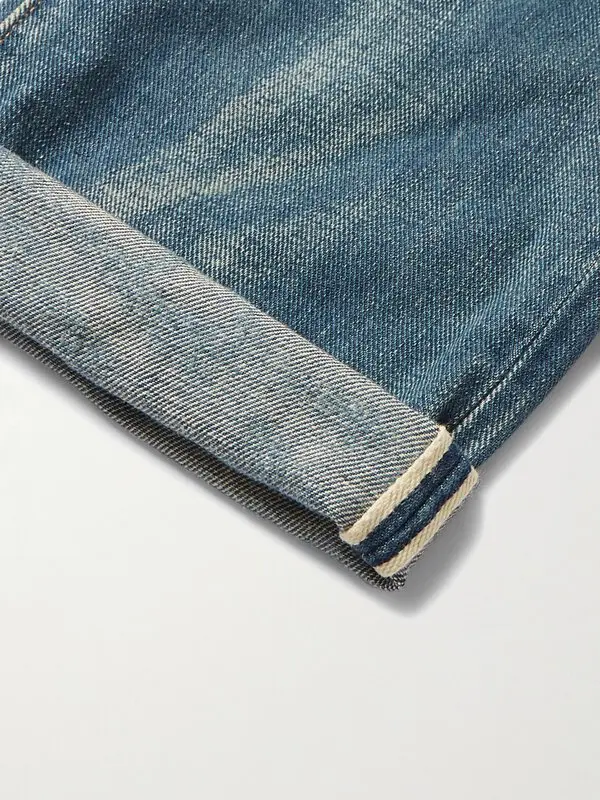 Ralph Lauren Ridgway Slim-fit Selvedge Denim Jeans - Blue