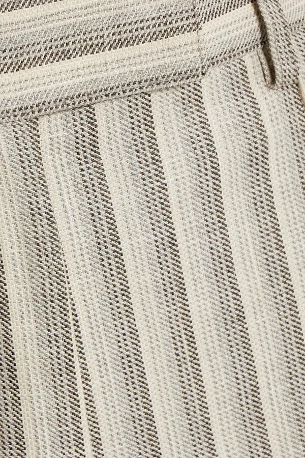 Acne Studios Striped Tweed Flared Pants