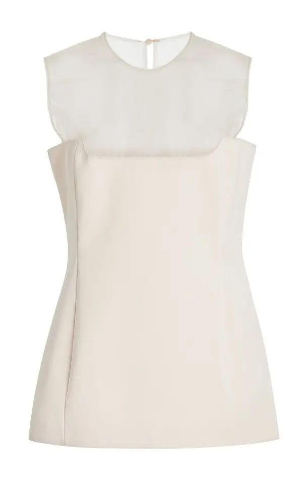 Khaite Sasmo Satin Sleeveless Top