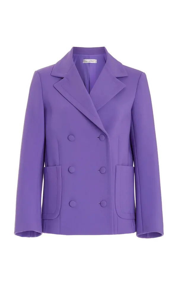 Oscar De La Renta Stretch-wool Jacket