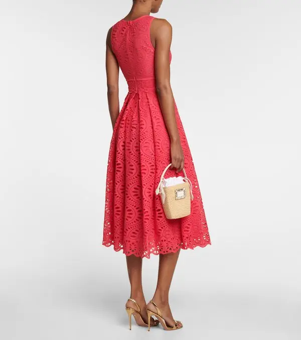 Giambattista Valli Macramé Midi Dress